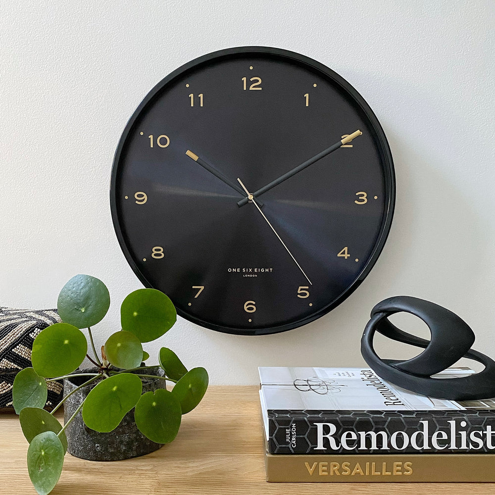 RIELLY Black Digital Rectangle Alarm Clock - One Six Eight London